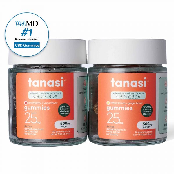 CBD+CBDA Gummies | University Developed Gummies | Tanasi